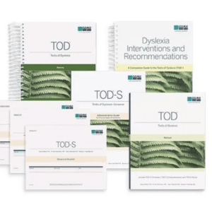Tests of Dyslexia | TOD – Comprehensive Kit - Education Elephant